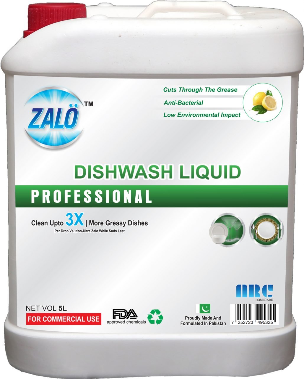 ZALO Ultra Dishwashing Liquid - ARC HomeCare Pakistan| Solution For ...